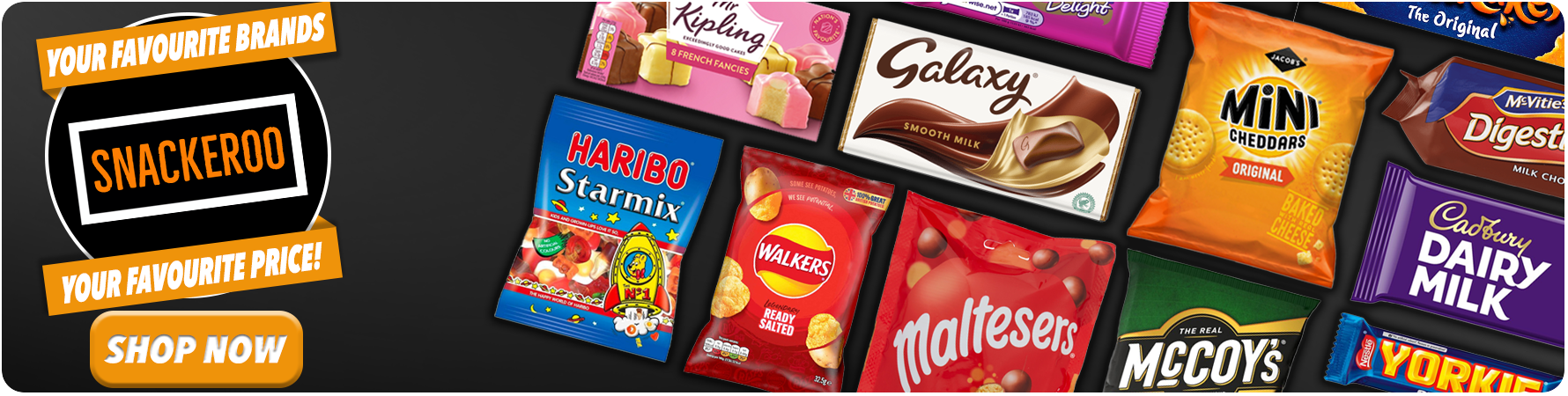 Snackeroo - Your favourite snacks, at your favourite price!